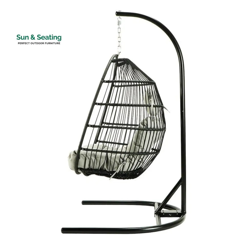 Canali Single Seater Hanging Swing With Stand For Balcony , Garden Swi ...